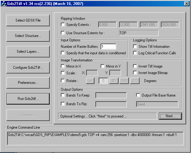 Running GDS_RIP Windows Running GDS_RIP Windows