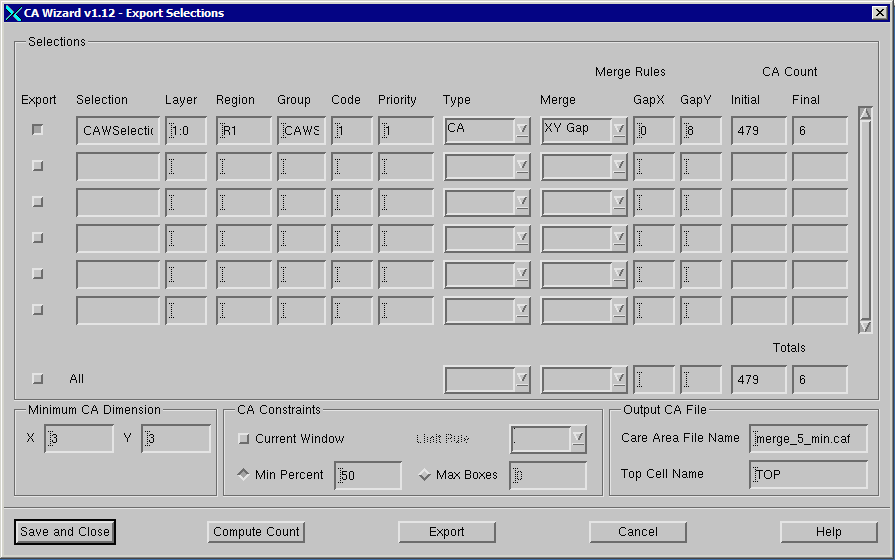 Exporting Selection Sets Exporting Selection Sets